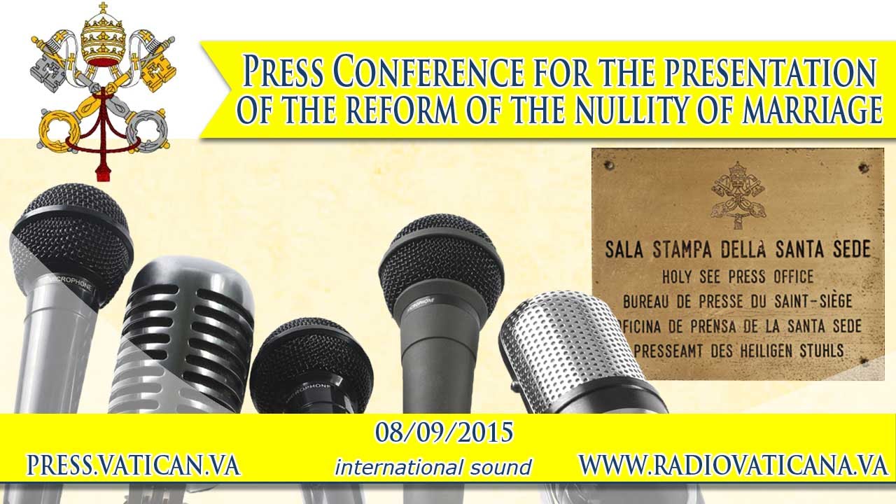 Press Conference for the presentation of the reform of the nullity of ...