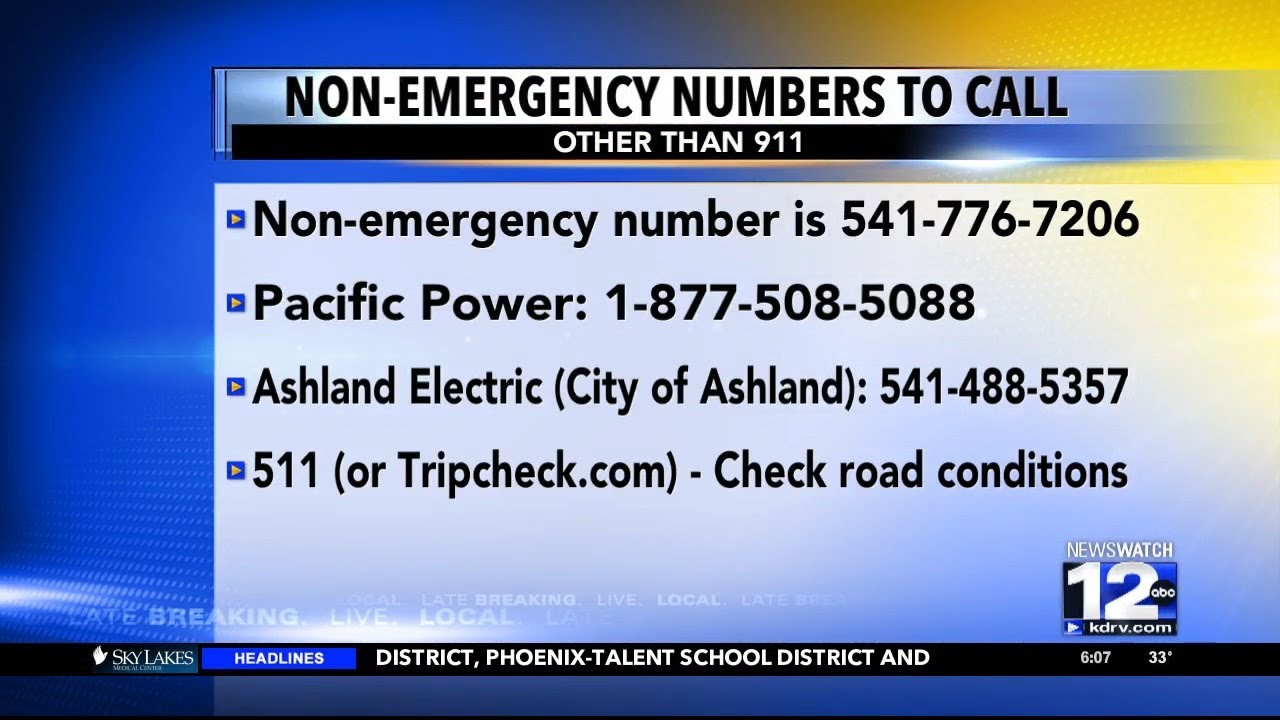 Safety in the snow: non-emergency numbers to call - YouTube