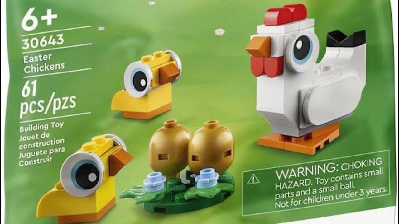 Lego creator easter chickens 30643 61pcs building toy Easter egg chick ...