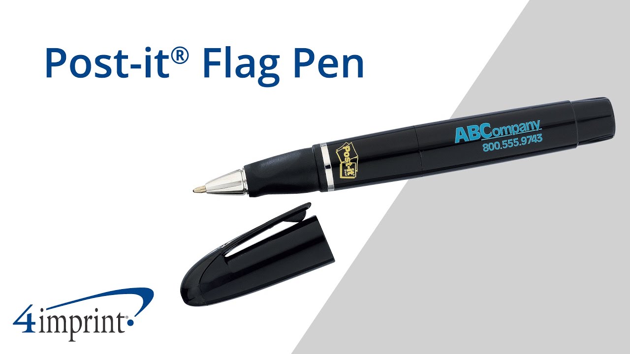 Post it Flag Pen - Promotional Products - YouTube