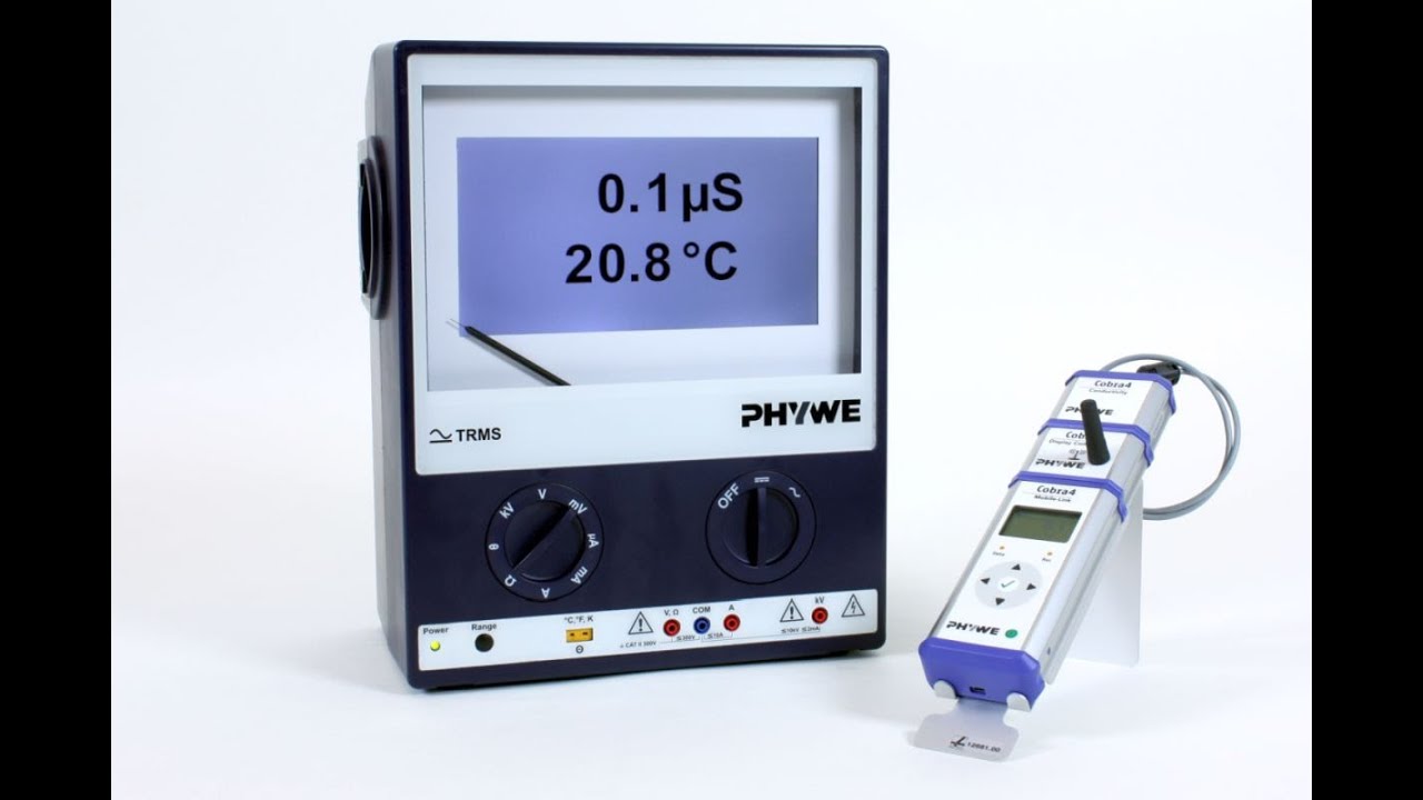 PHYWE Demo Multimeter ADM 3 - YouTube