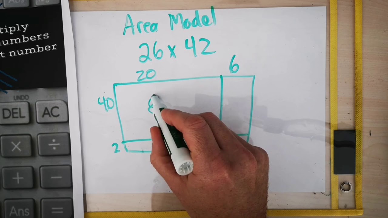 How to use the Area Model for Multiplication - Math with Mr. Pike - YouTube