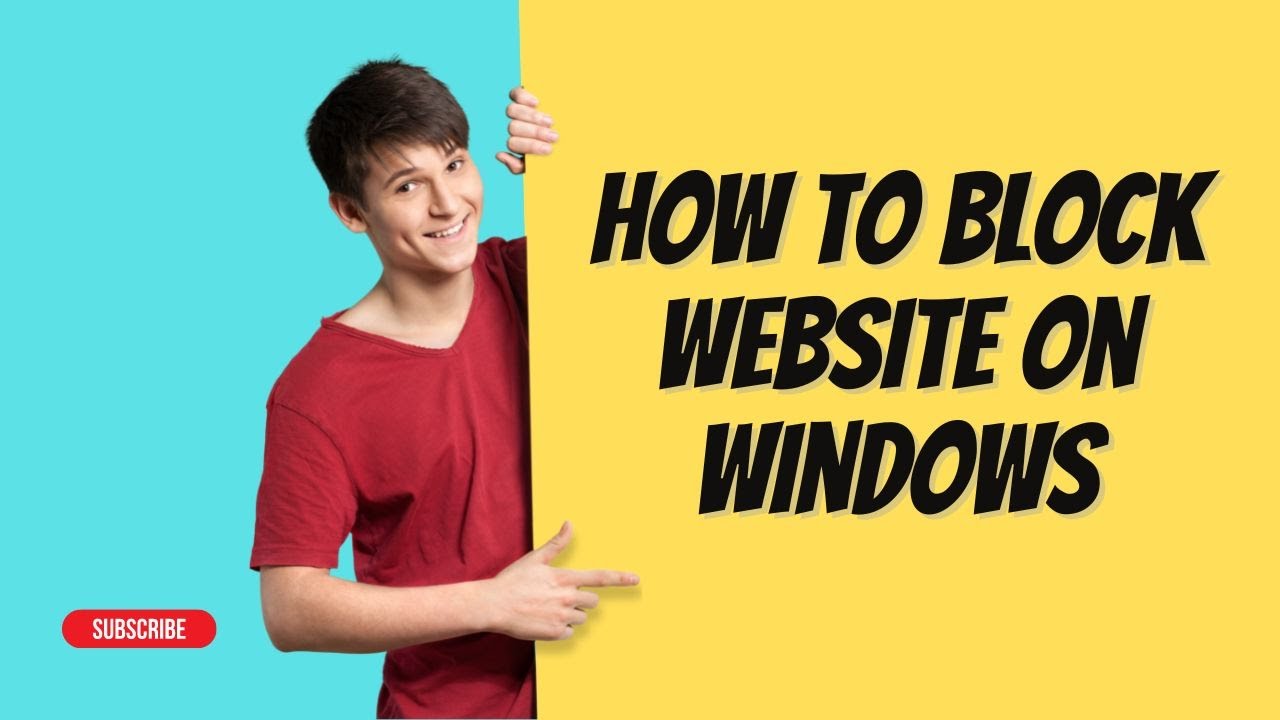 How to block website on windows - YouTube