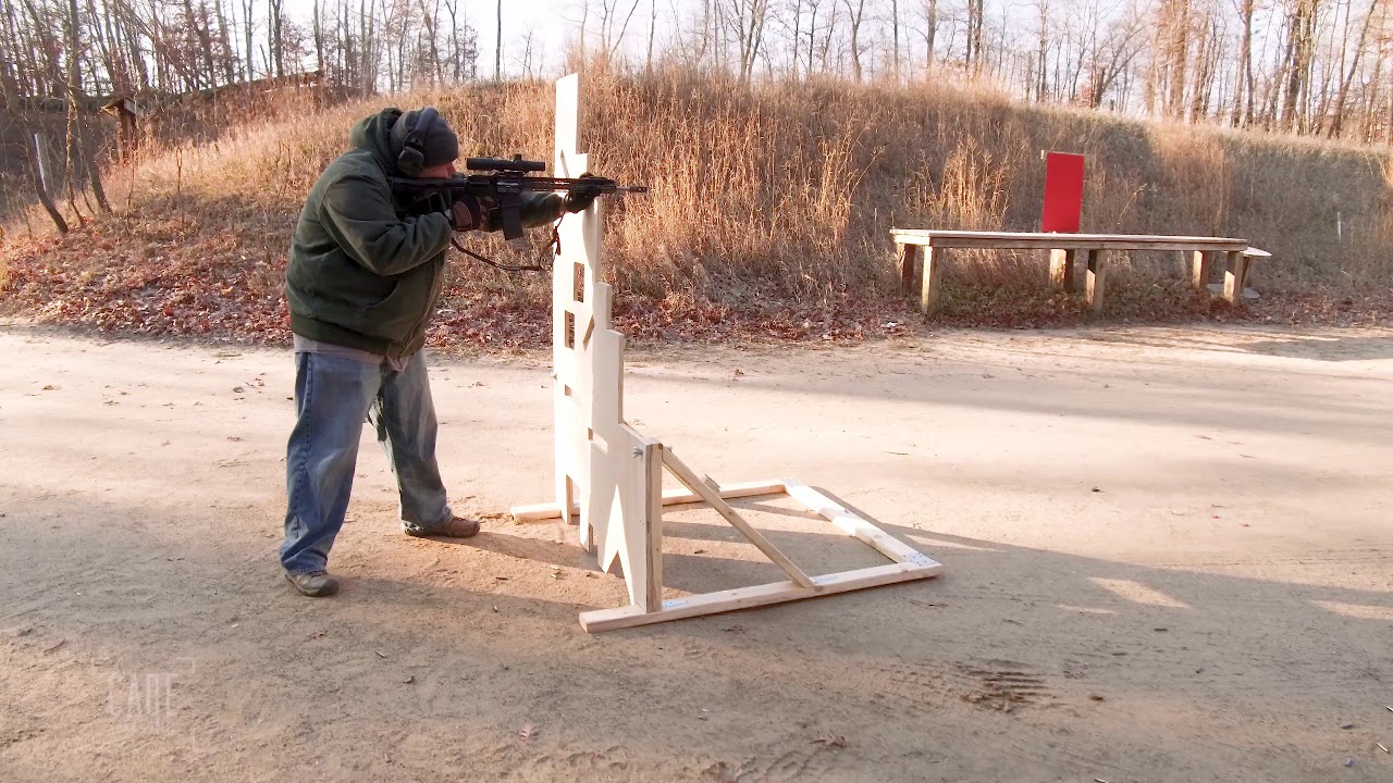 Range day with home-built VTAC barrier - YouTube