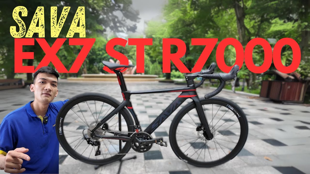 SAVA EX7 ST R7000 | Xe đạp đua tay đề lắc Shimano 105 2 món, phanh dầu ...