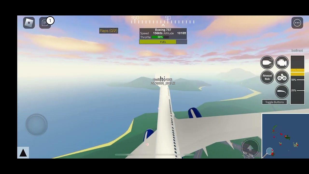 Delta B757 on Roblox PFTS - YouTube