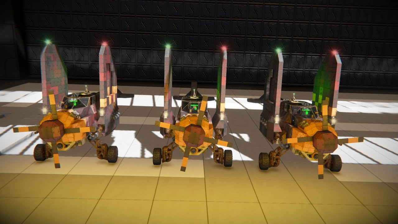 Thrasher "Fighter" - Space Engineers Fighter Review - YouTube