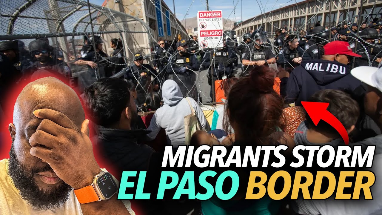 Illegal Migrants Storm El Paso Border, Overrun National Guard, Troops ...