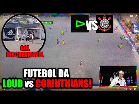 HUDSON AMORIM REAGINDO FUTEBOL DA LOUD vs CORINTHIANS!