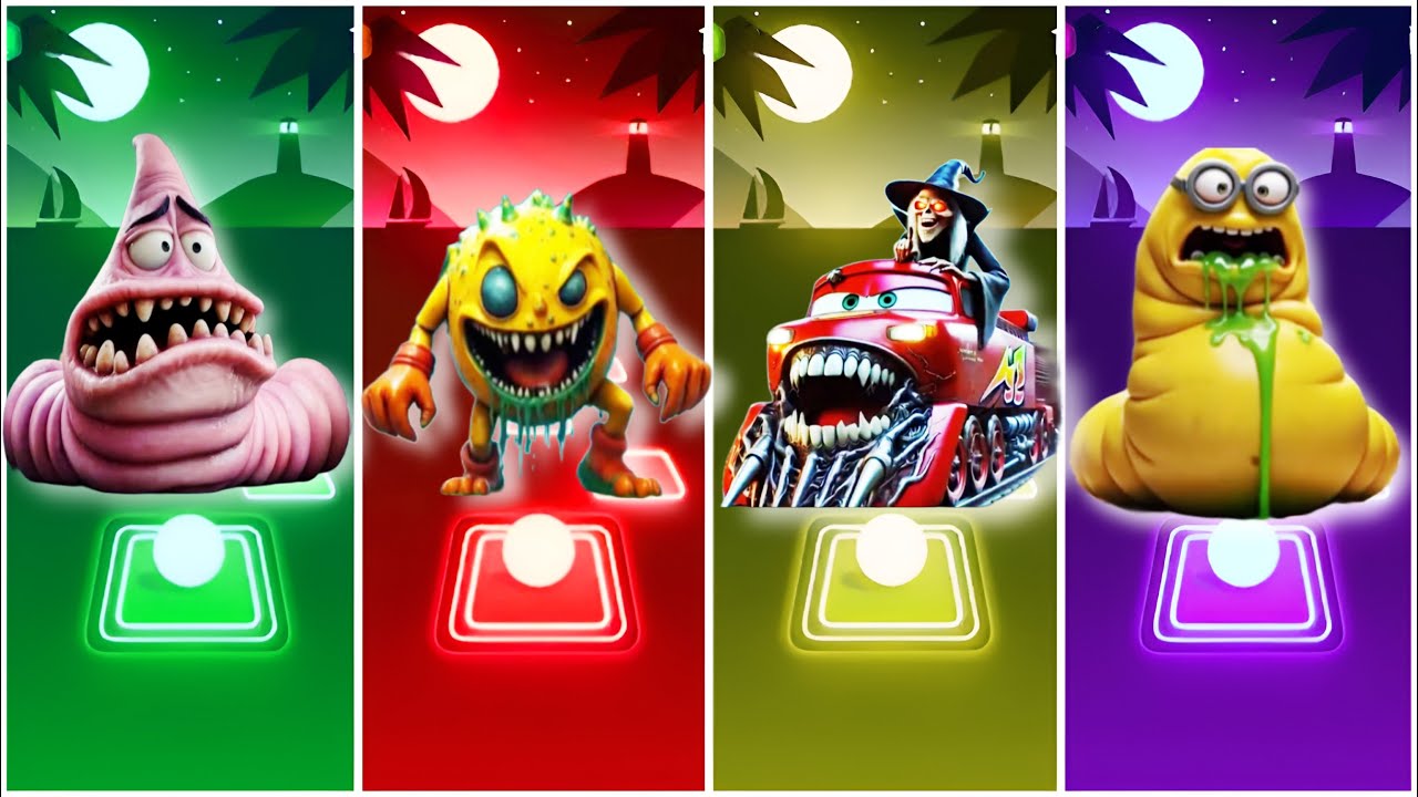 Peppa Pig 🐖 🆚 Pacman EXE 🆚 McQueen Train 🚂🚆 🆚 Minion Cyberworm. - YouTube