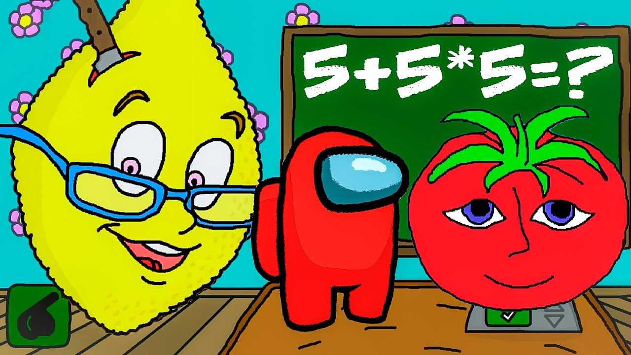 Ms. LemonS Mini Crewmate & Mr. TomatoS Take The Test - Final Boss Fight ...