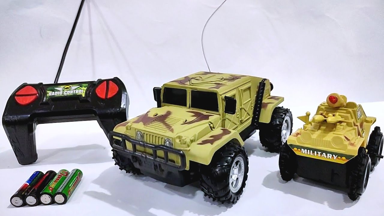 Rc Cars Jeep Military And Mini Car Remote Control Unboxing & Testing ...