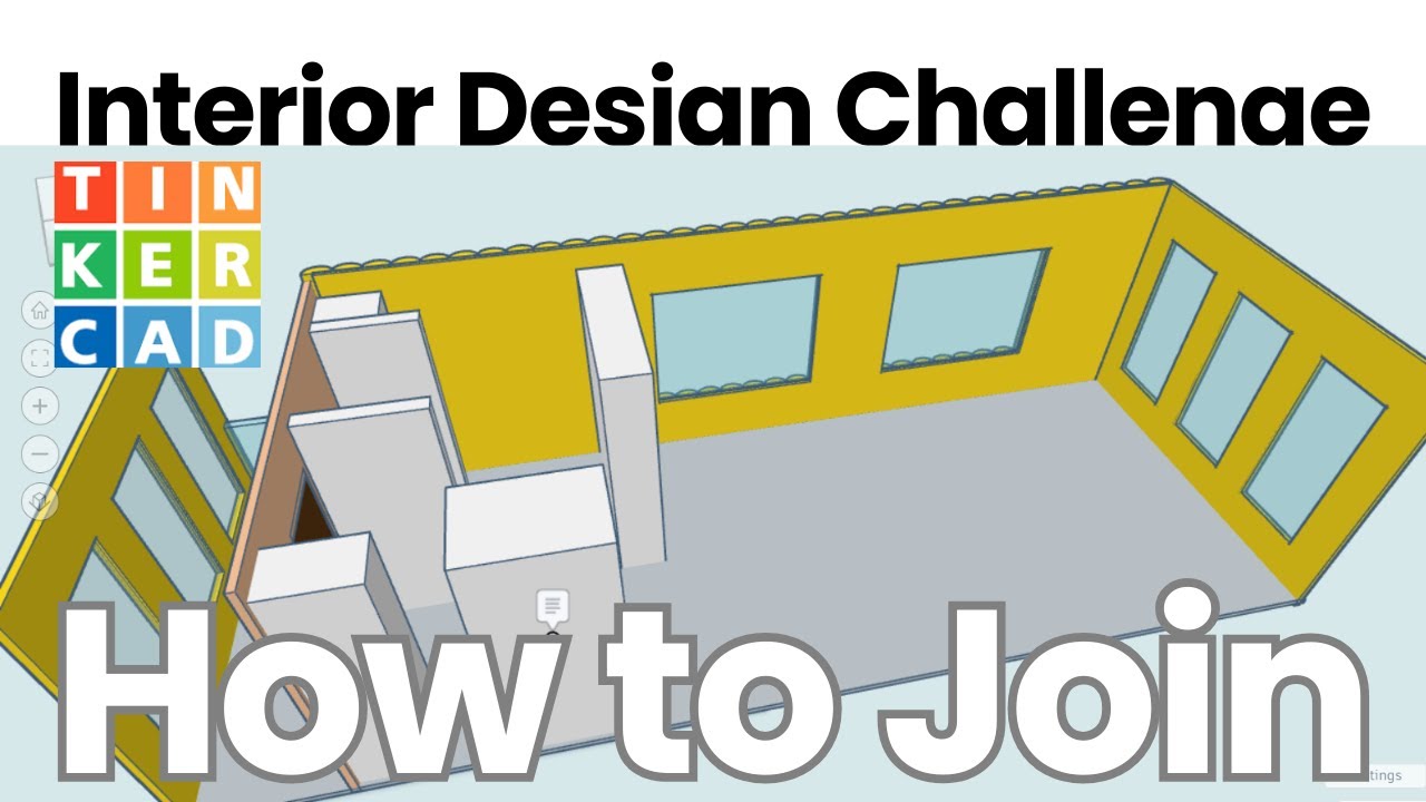 Tinkercad Interior Design Challenge | Add Premade Furniture to Your ...
