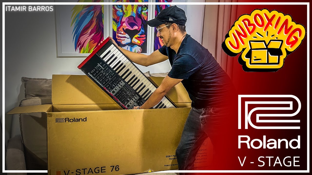 ROLAND V-STAGE - UNBOXING - YouTube