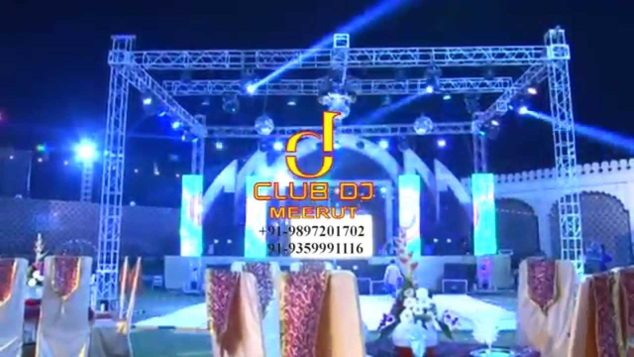 COMPLETE DESIGNER LED WALL DJ SETUP/CLUB DJ/MEERUT/+91-9897201702 - YouTube