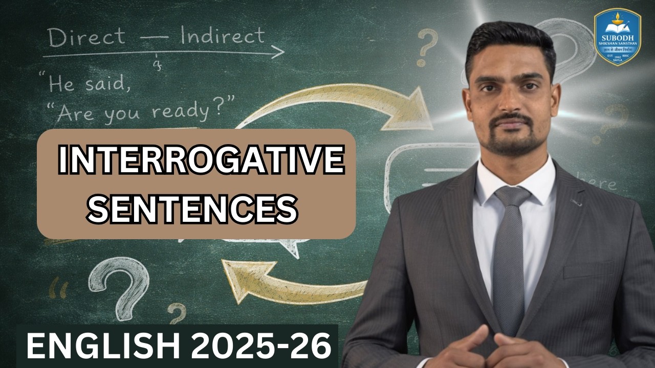 Direct and Indirect Speech | Interrogative Sentences | Narration Rules ...