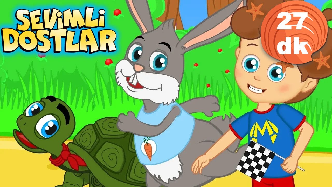 Tavşan ve Kaplumbağa 🐰🐢 | Sevimli Dostlar Bebek ve Çocuk Şarkıları ...