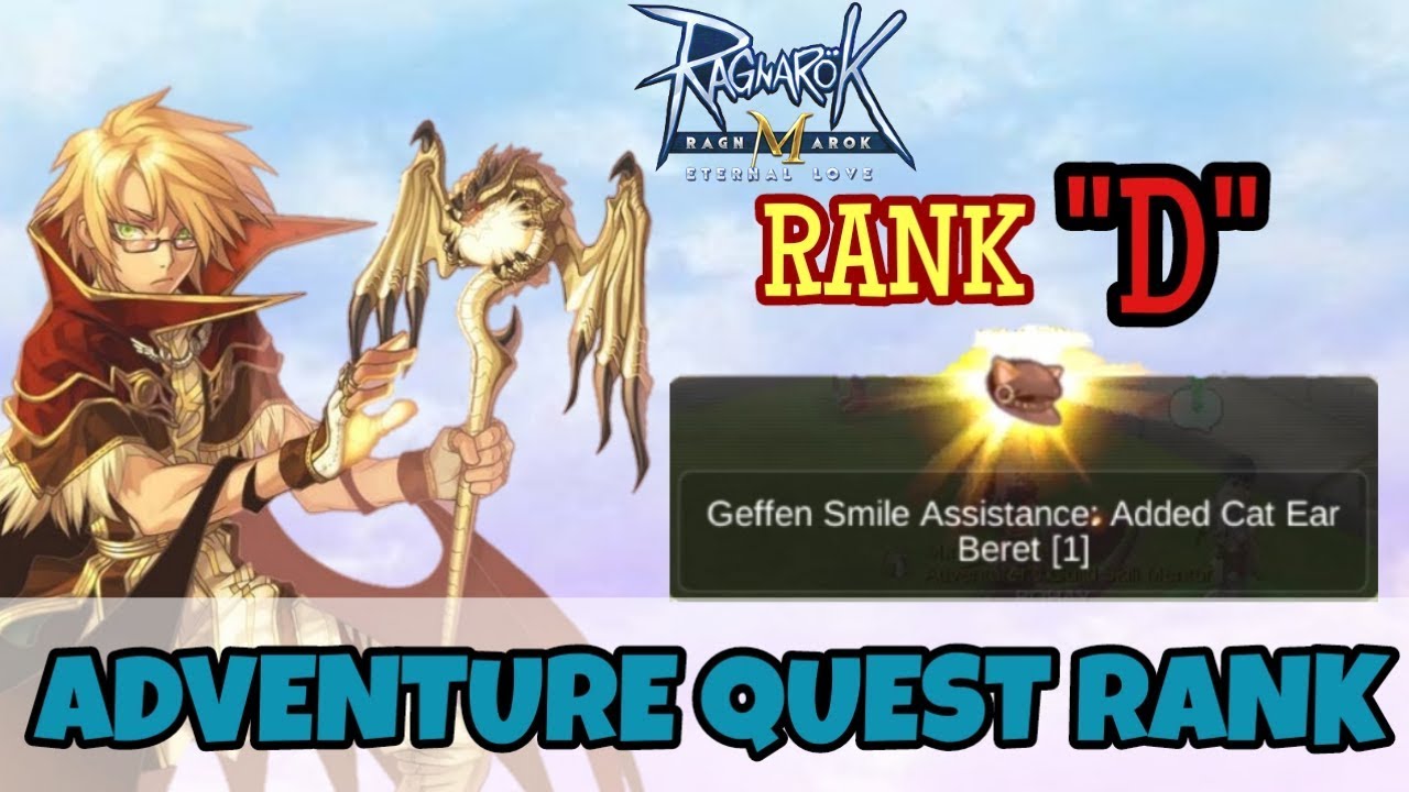 GUIDE RANK D QUEST - Ragnarok Mobile - YouTube