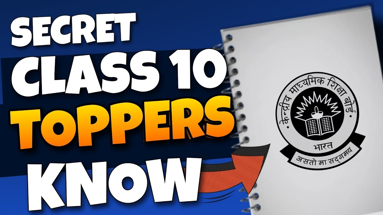 *SECRET* only CLASS 10 toppers know! How to score 95% in class 10 ...
