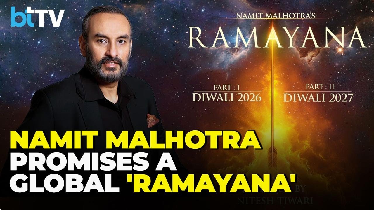 Namit Malhotra Shares Vision For 'Ramayana', Signs MoU For 200-Acre Film City In Mumbai - YouTube