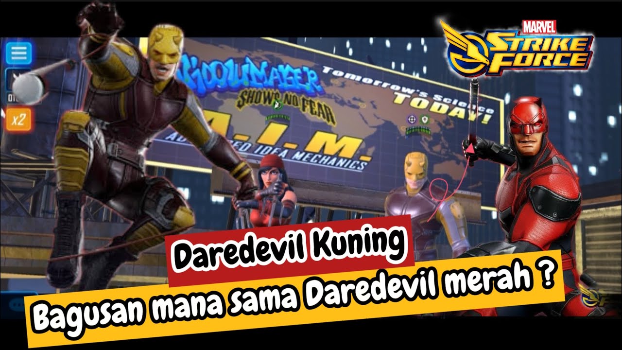Marvel strike force Daredevil Modern - YouTube