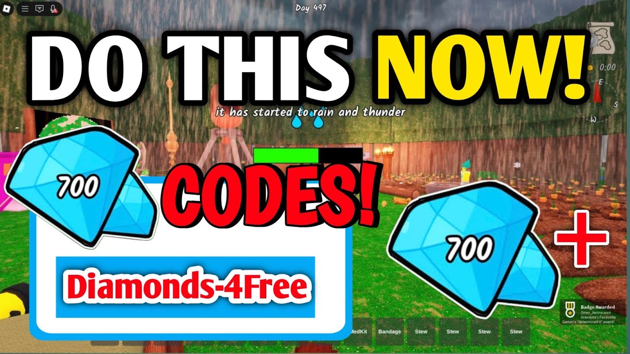 How To Redeem ALL CODES! FREE GEMS! 99 Nights in The Forest! (Roblox ...