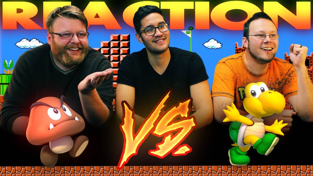 Goomba VS Koopa DeathBattle REACTION!! - YouTube