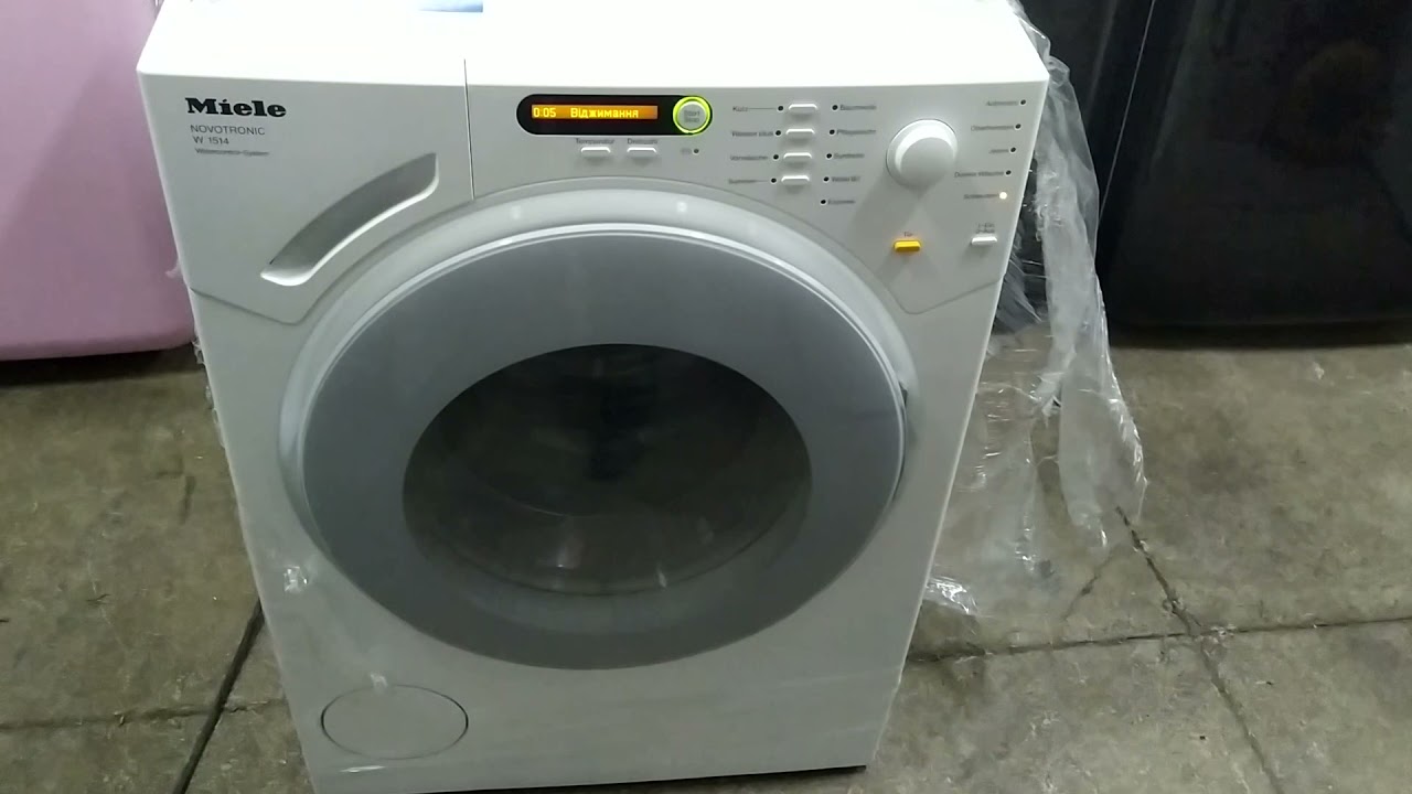 Miele Novotronic W 1514 - YouTube