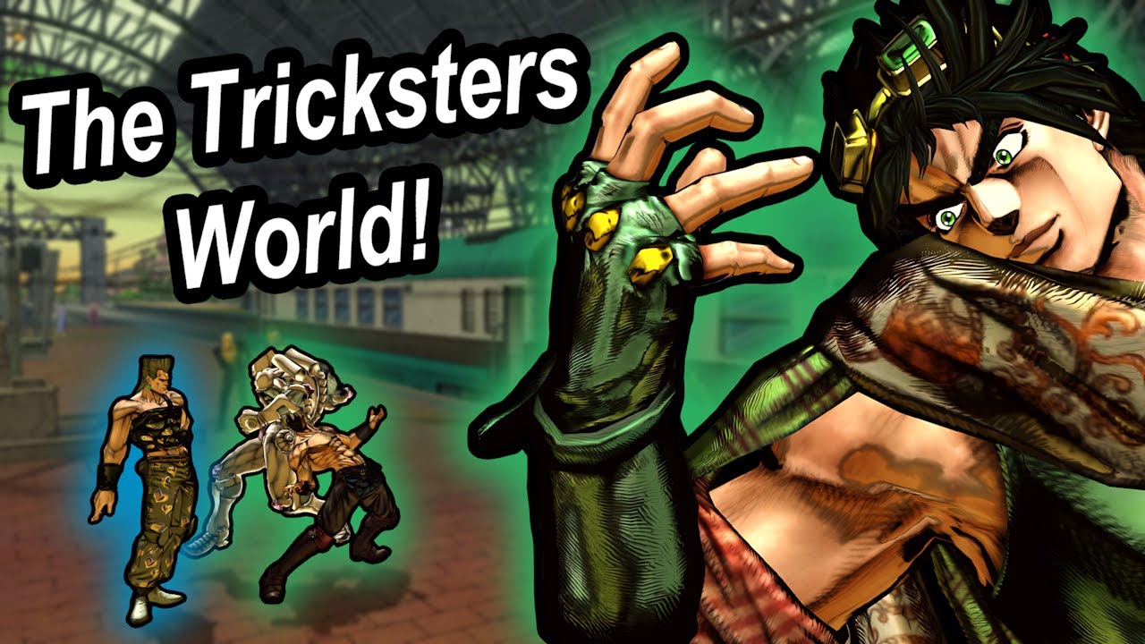 Joseph VS Polnareff - The Tricksters World! - JoJo ASBR Online Matches - YouTube