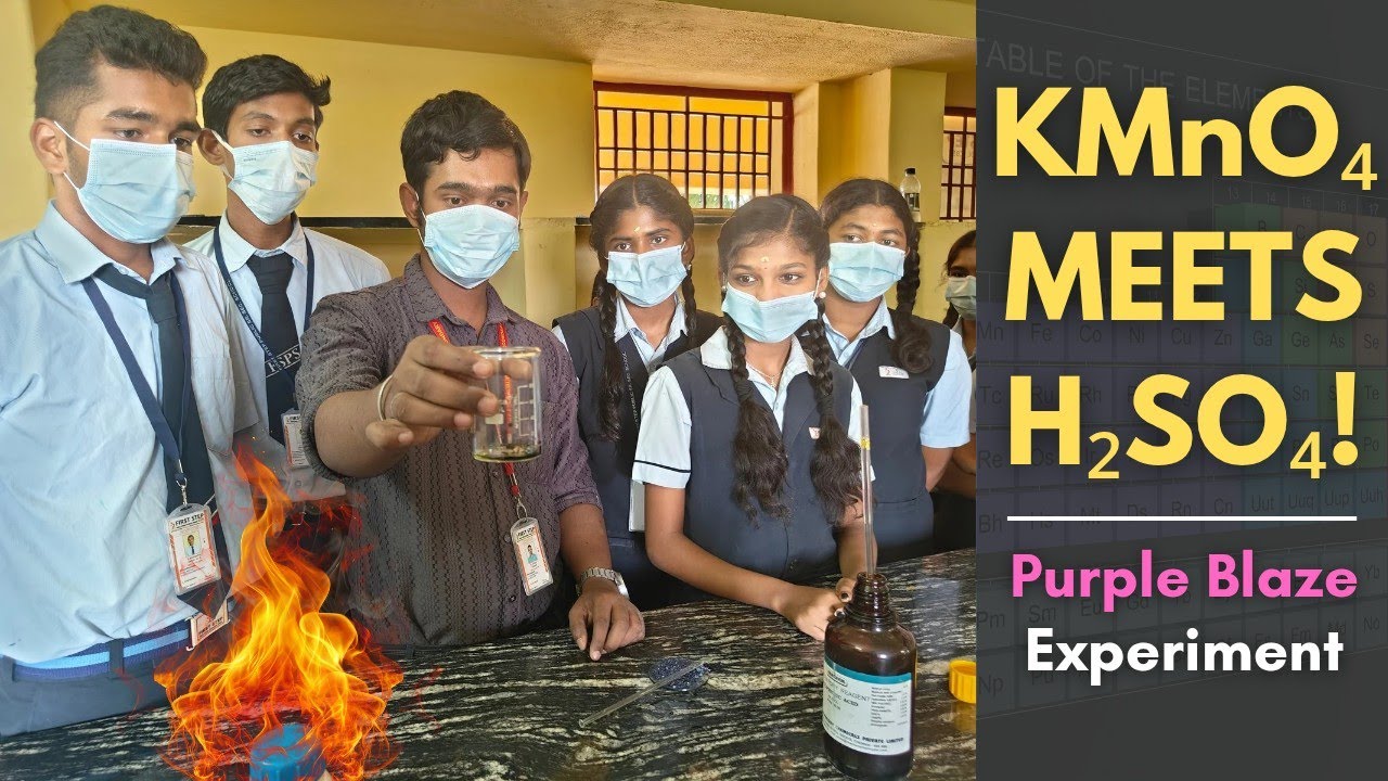 What Happens When KMnO₄ Meets H₂SO₄? SHOCKING Reaction! (Purple Blaze ...