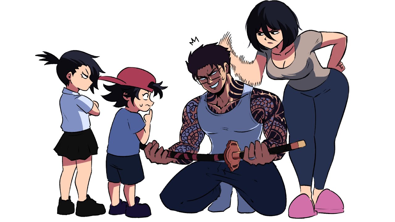 Childhood Tomboy Friend: Family Bonding | CEO of MI.LFS comic - YouTube