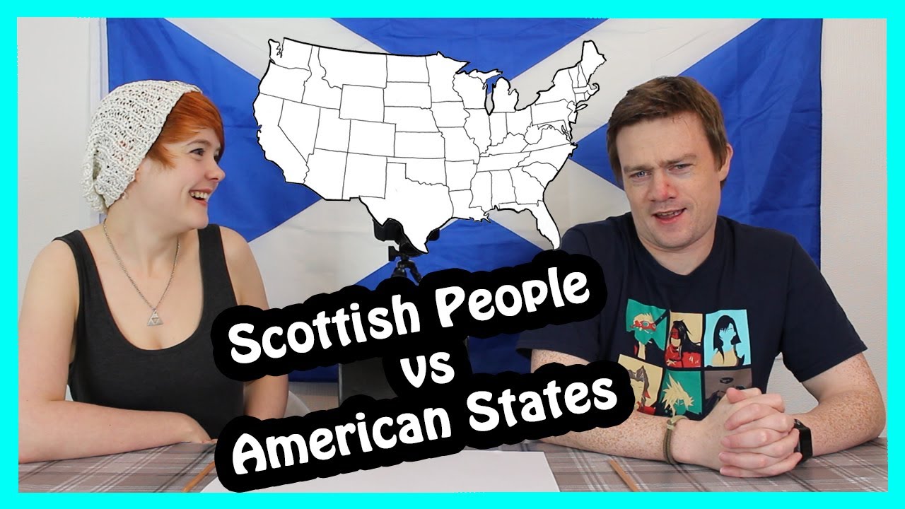 Scottish People Name American States on a Map - YouTube