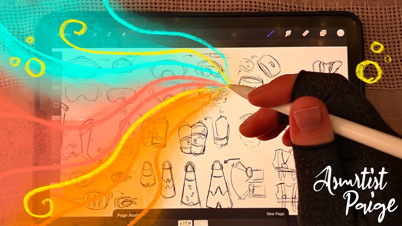 ASMR Create an Animation Prop Page with Me!🎧🎨 ️— Soft Spoken, Whisper ...