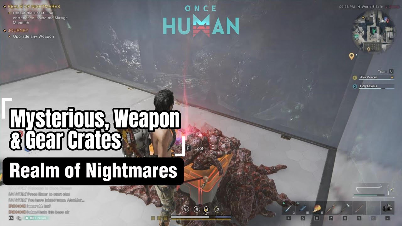 [Once Human] Realm of Nightmares : Mysterious, Weapon and Gear Crates ...