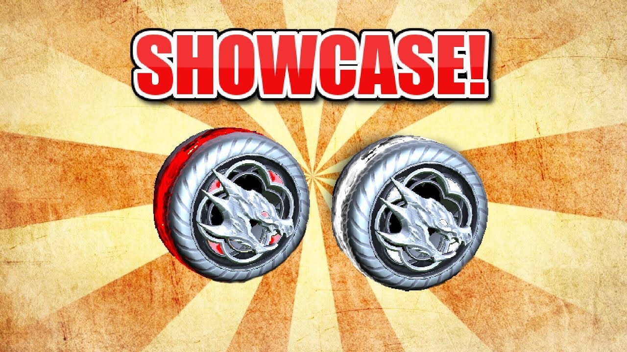 Rocket League | Titanium White Draco and Crimson Draco Showcase!! - YouTube