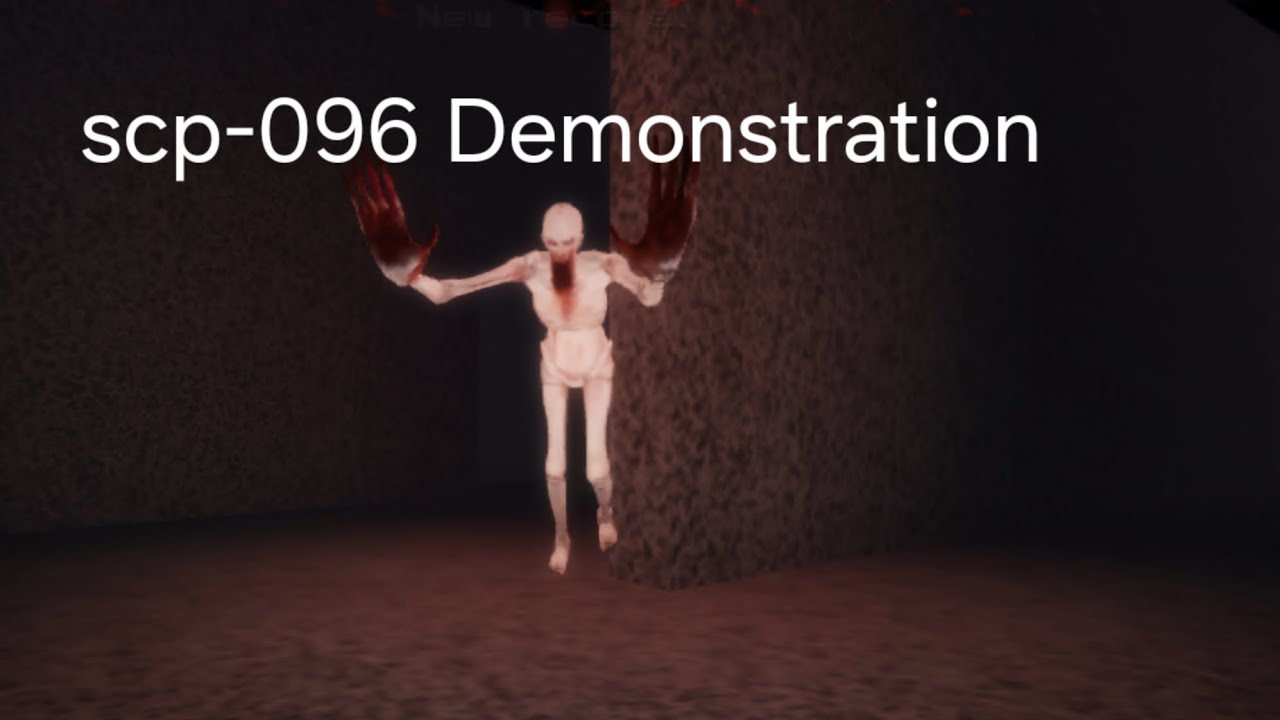 playing roblox scp-096 Demonstration - YouTube