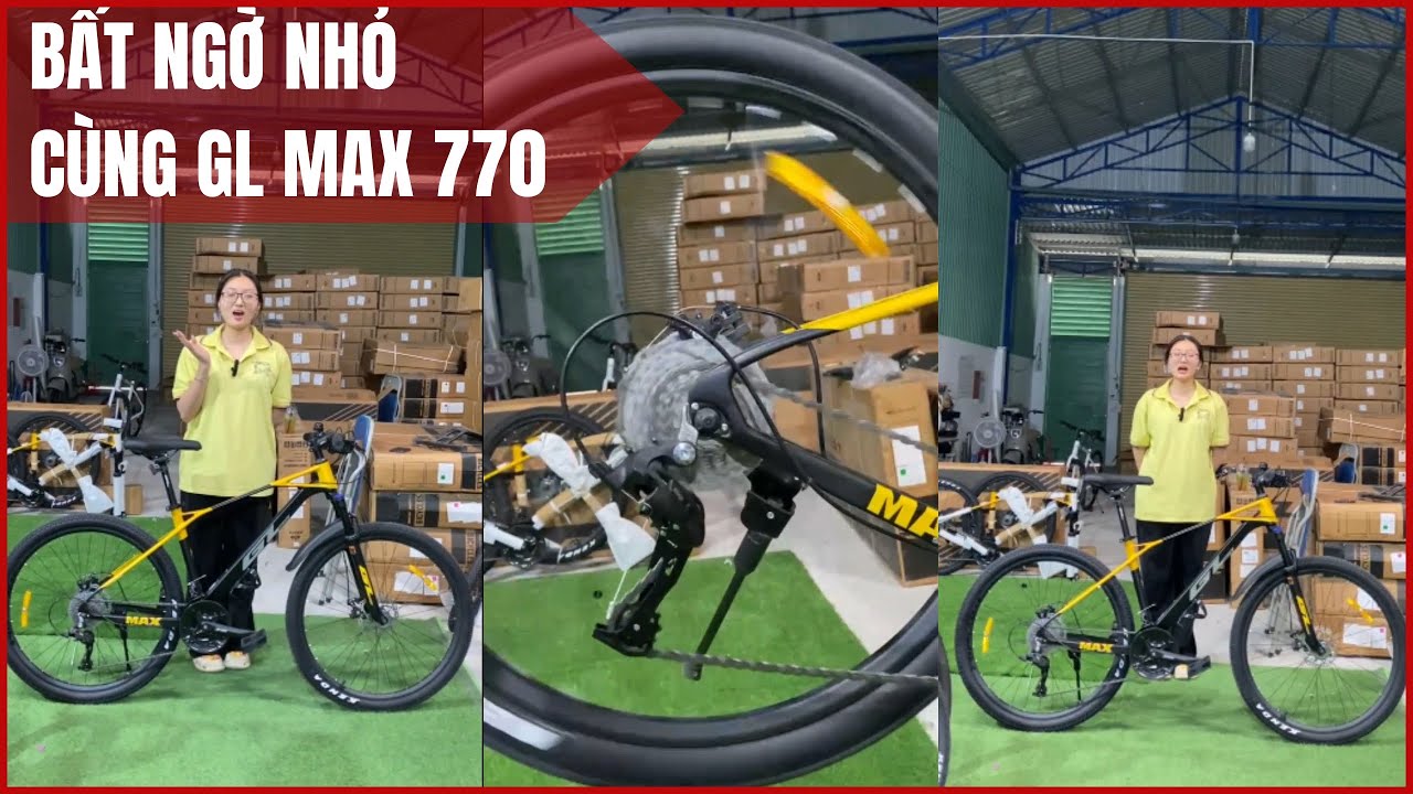 Bất ngờ nhỏ cùng xe đạp GL Max 770 - YouTube