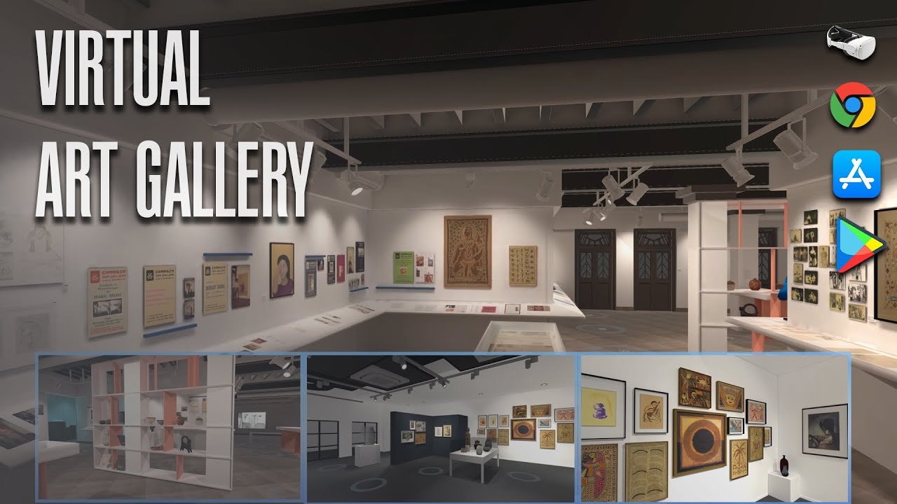 Virtual Art Gallery - Digital Twin - YouTube