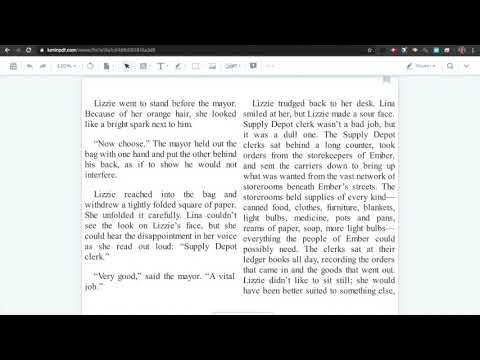 City of Ember Chapter 1 - YouTube