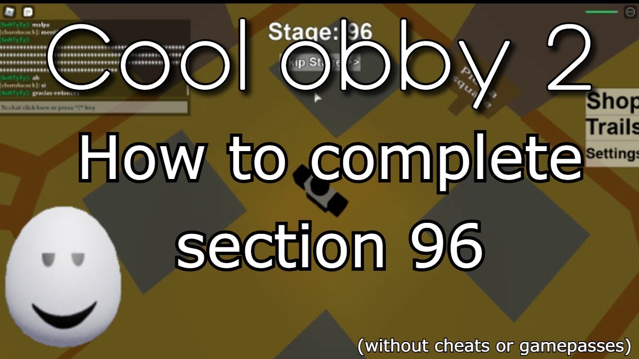 [ROBLOX] Cool Obby 2 how to complete stage 96 - YouTube