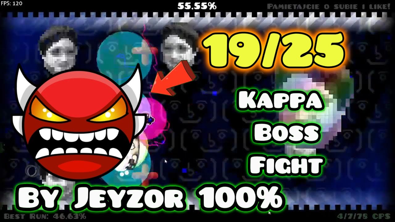 Kappa Boss Fight By Jeyzor 100% - Push po 25 insane demonów [19/25 ...