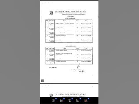 // CCSU//BCA,BBA,LL.B, all semester Date sheet are coming 😱😨 june-2023 #new #date #sheet #bca # ...