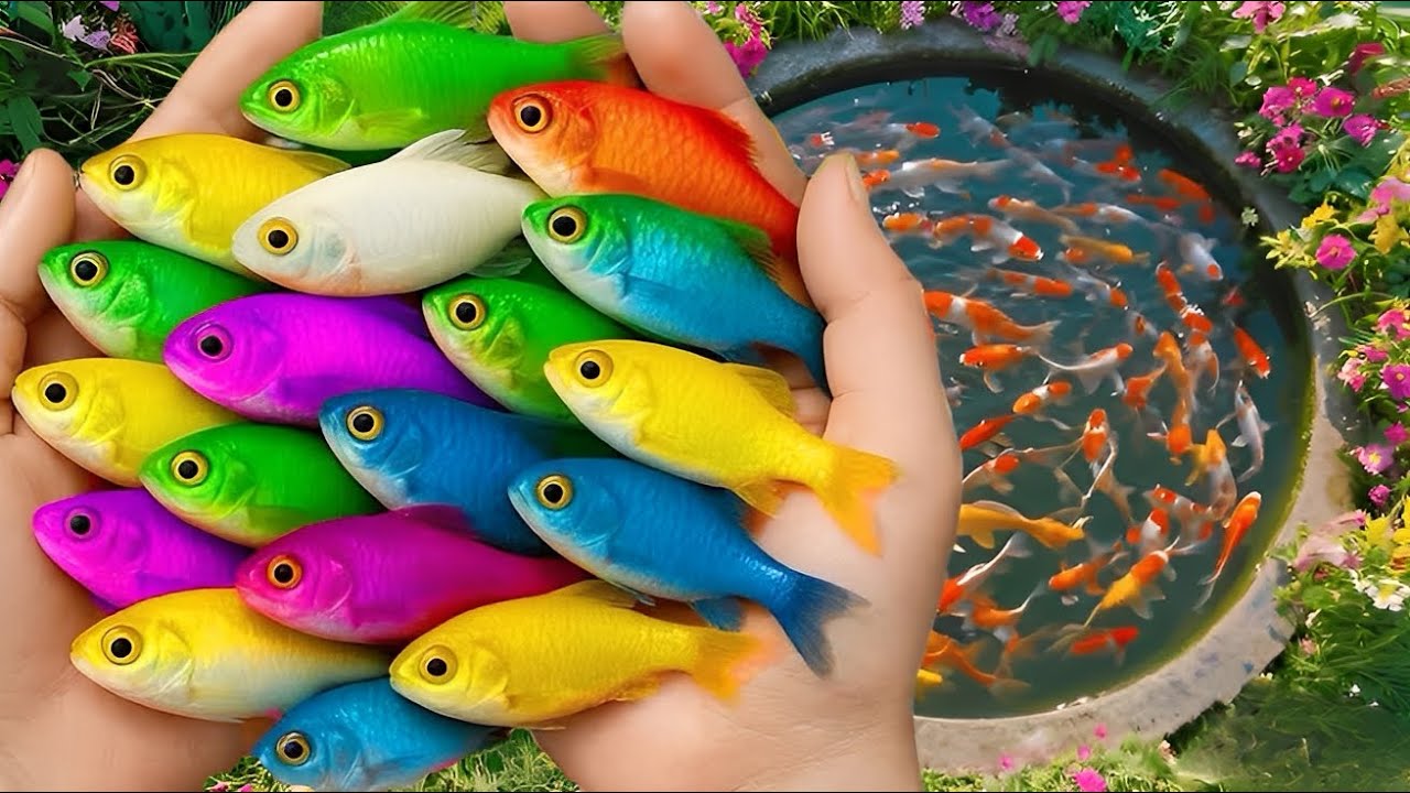 Catch beautiful ornamental fish like catfish, koi, clownfish, and guppy ...