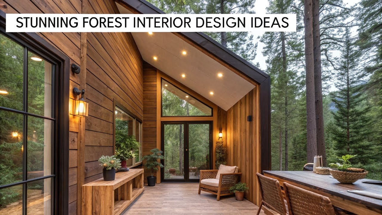 Stunning Forest Interior Design Ideas: Bring Nature Indoors! - YouTube