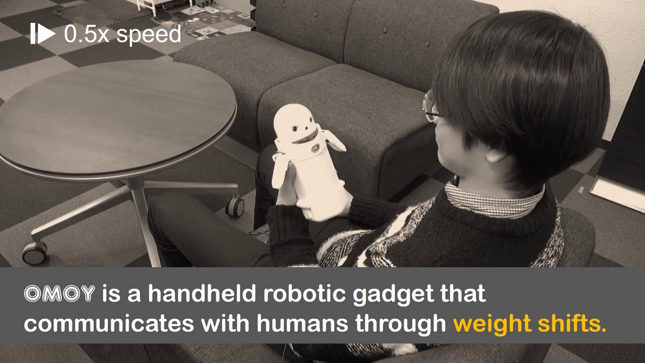 OMOY: A Handheld Robotic Gadget that Shifts its Weight to Express ...