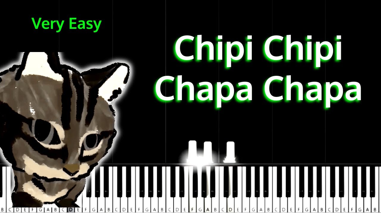Chipi Chipi Chapa Chapa - Very Easy Piano Tutorial(Slow) - YouTube