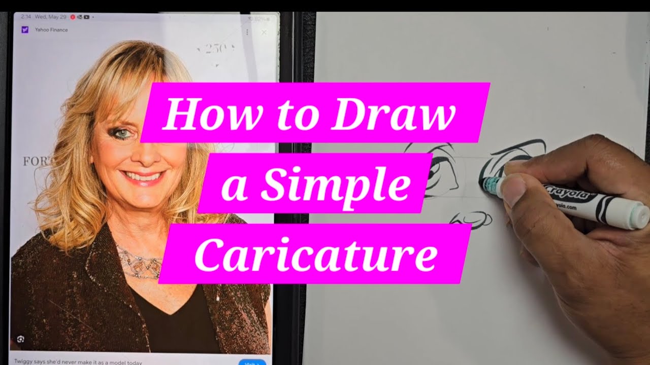 How to Draw a Simple Caricature for Beginners 🎨 ️ #art #drawing # ...