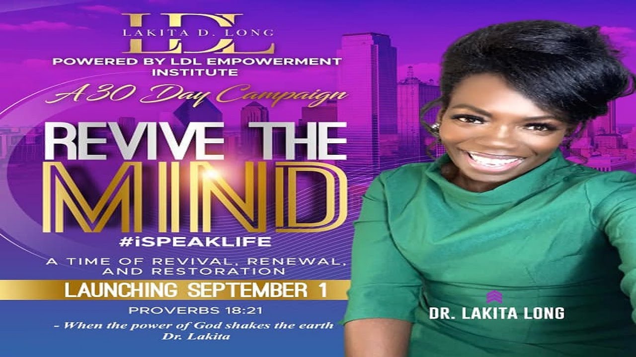 Revive the Mind: I Speak Life (Sept. 10) (Dangers of Stress) - YouTube