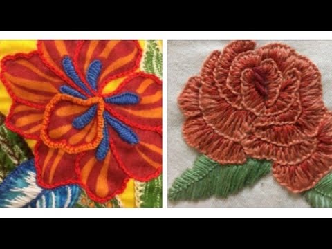Embroidery pattern - YouTube