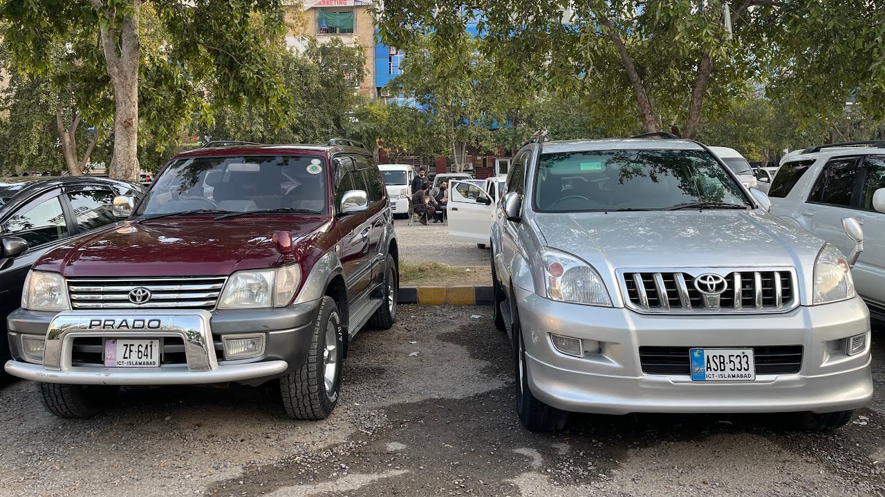 Toyota prado TZ 1998 dual AC | Prado 2003 TZ dual AC 7 seater | both 7 ...